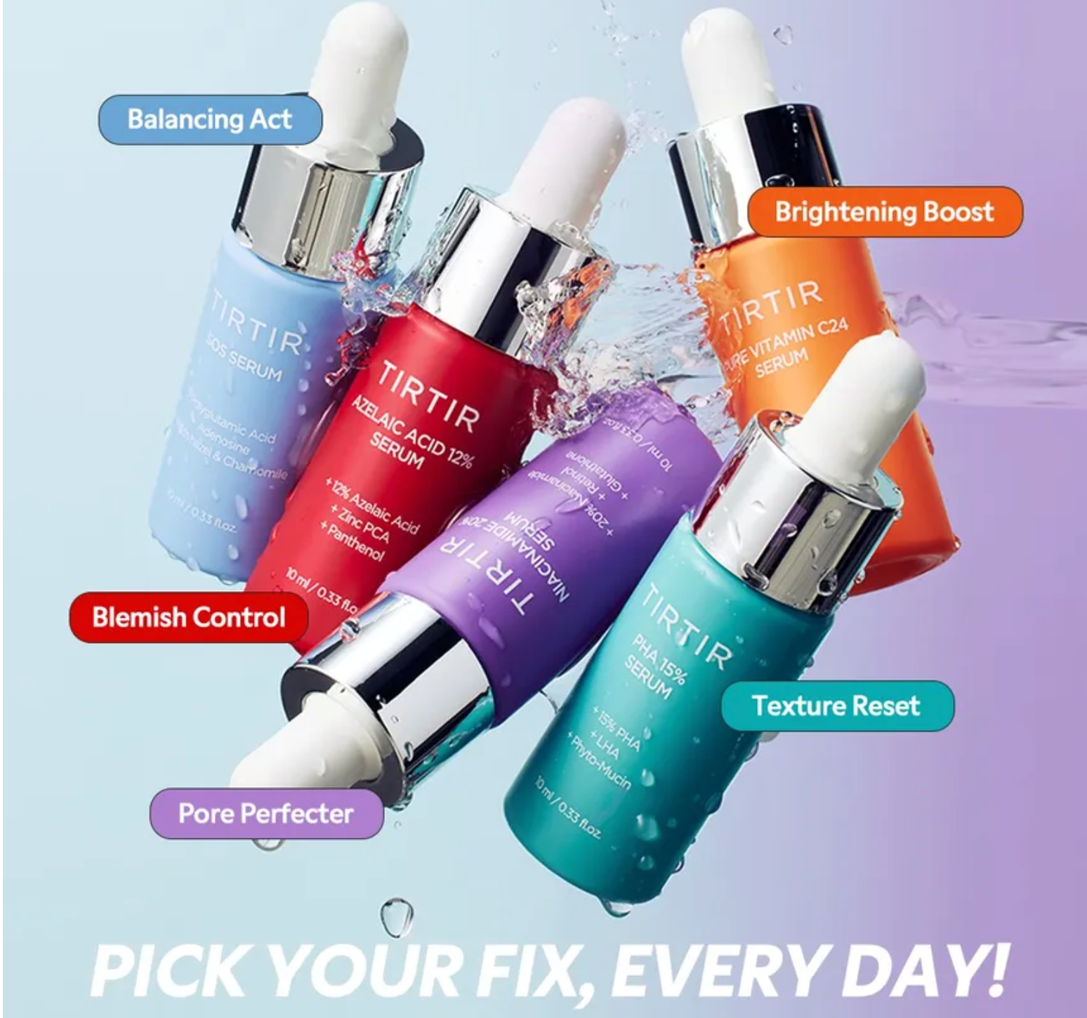 TIRTIR - 5 Actives Power Serums Kit – Newko Beauty